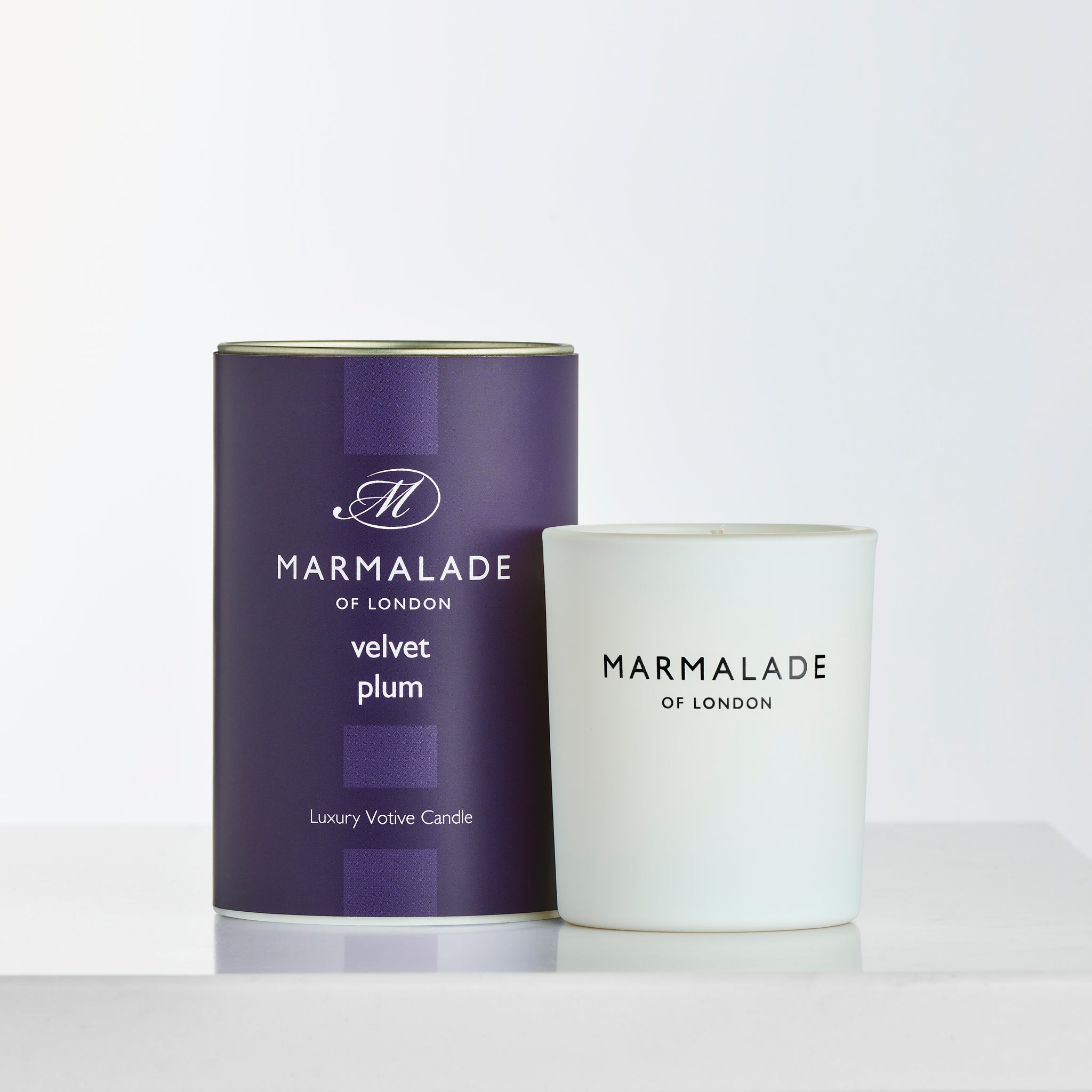 Velvet Plum Votive Candle